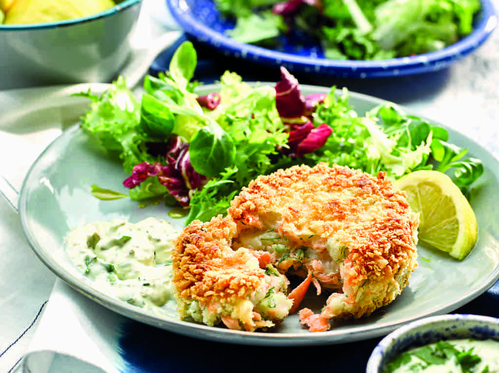 Salmon Fish Cakes Recipe | Florette Salad | Make it unFloretteable