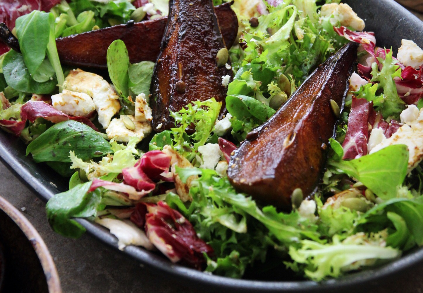 Caramelised Pear & Goats Cheese Salad | Florette Salad | Make it ...