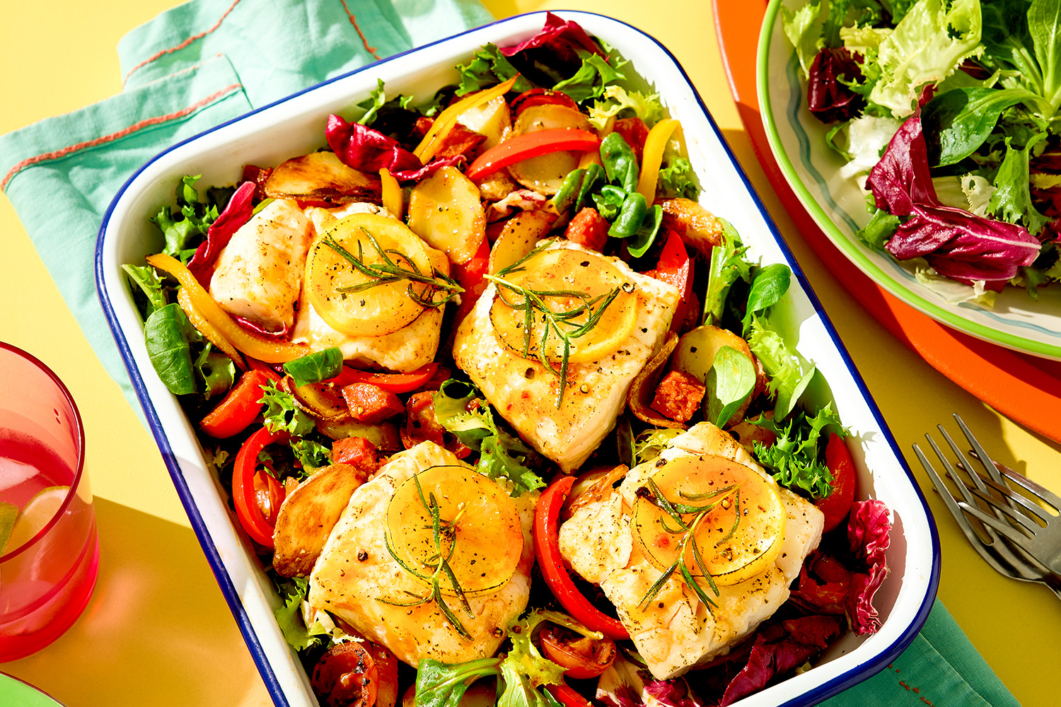 Spanish Cod & Chorizo Bake | Florette Salad | Make it unFloretteable