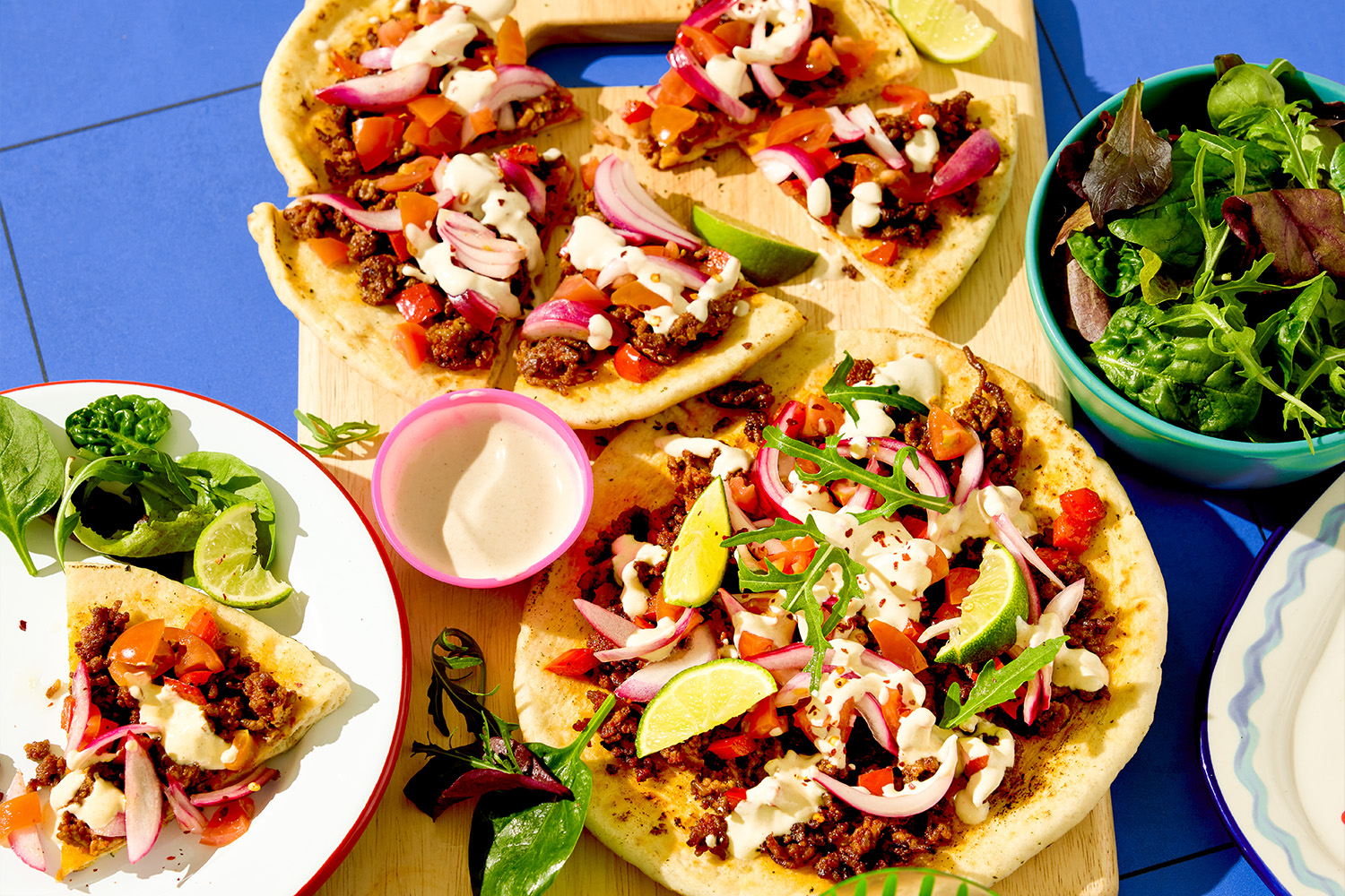 Turkish Style Lamb Flatbread | Florette Salad | Make it unFloretteable